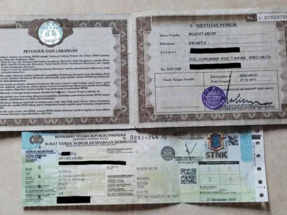 Cara Mengecek Asli atau Palsu BPKB dan STNK